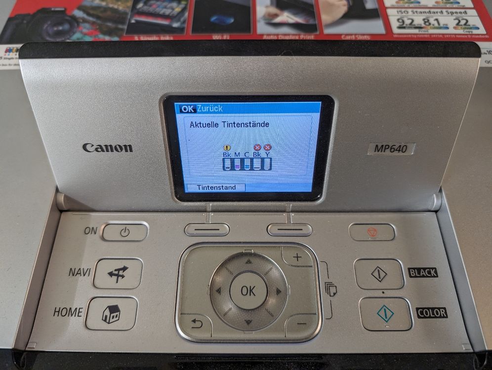 Canon Pixma MP640 Drucker mit Scanner (Gebraucht) in Kriegstetten für ...