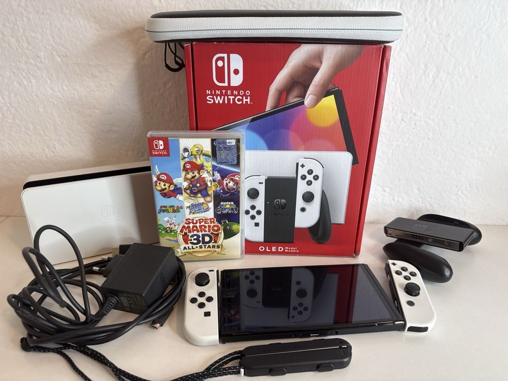 Like New! Nintendo Switch OLED + Super Mario 3D All Stars 🔥 (Gebraucht ...