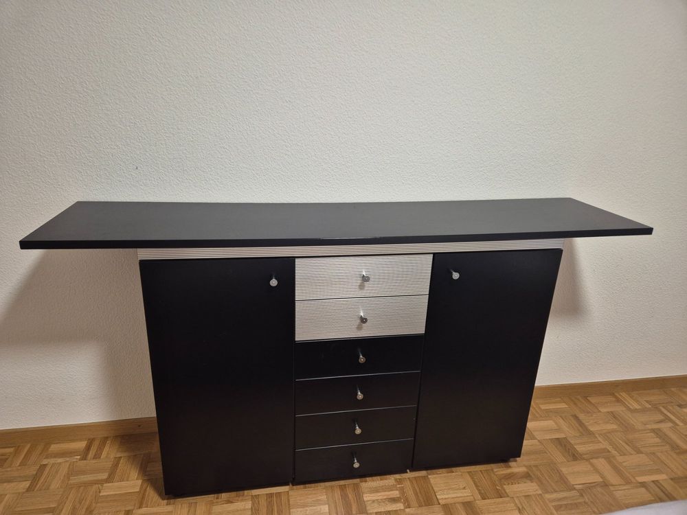 Modernes Sideboard/Kommode Schwarz (Gebraucht) in Meilen für CHF 100 ...