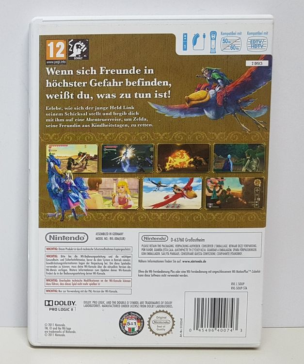 Wii The Legend of Zelda Skyward Sword (Gebraucht) in Schüpfheim für CHF ...