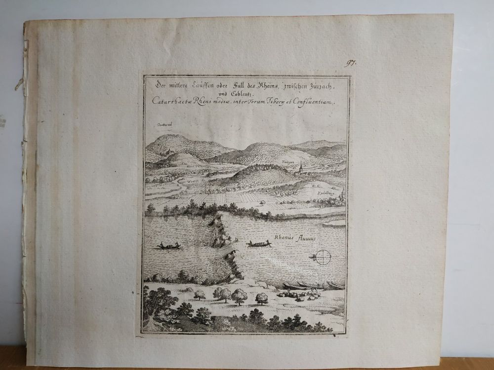 Aargau - "Zurzach - Coblenz" - Merian 1654 | Kaufen auf Ricardo