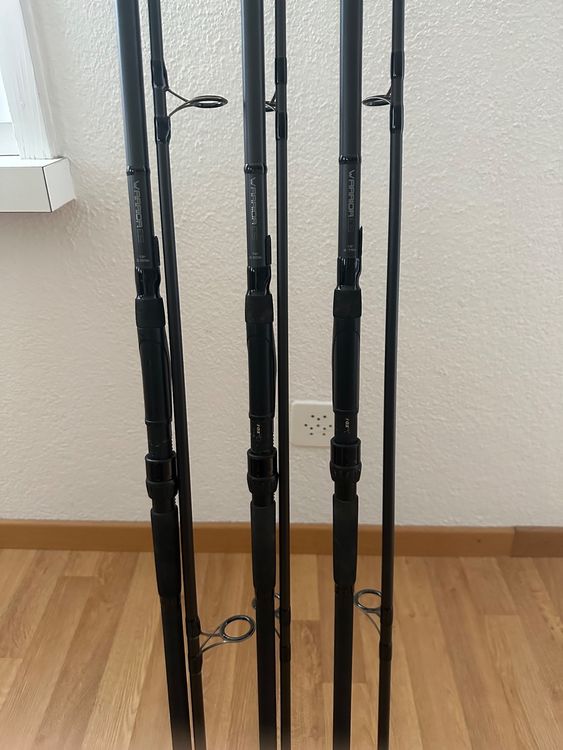 3x FOX Warrior Karpfenruten 12ft (3.6m) inkl. 3 Rutentaschen | Kaufen auf Ricardo