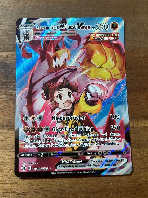 Pokémon Karte Wulaosu Vmax (Gebraucht) in Schötz für CHF 15 – mit ...