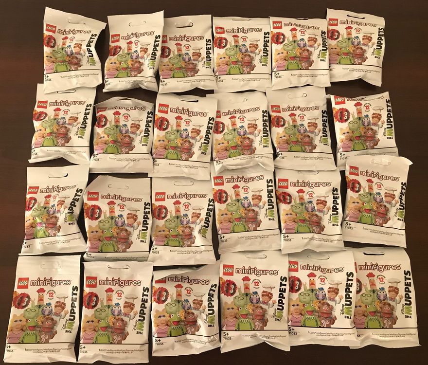 Lego 24 sachets de Minifigures the muppets (Neu und originalverpackt ...