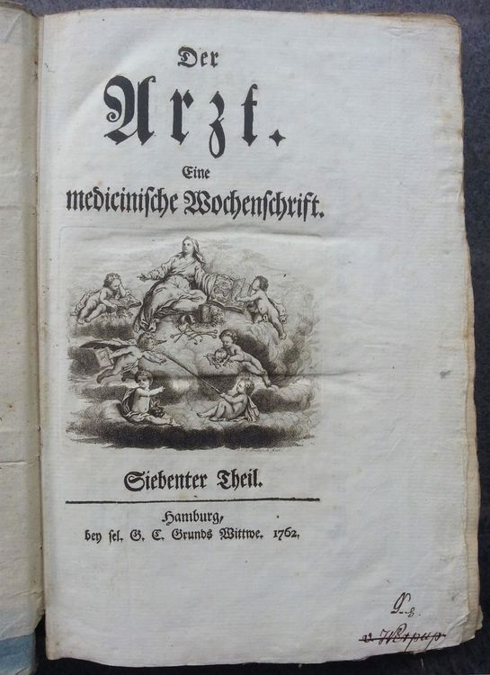 Der Arzt, Siebenter Theil, 1762 (Gebraucht) in Oberriet SG für CHF 19 ...