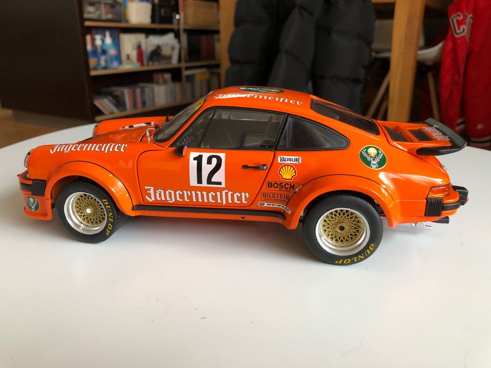 Porsche 934 RSR „Jägermeister“ DRM 1976 1:18 Schuco (Neu und ...
