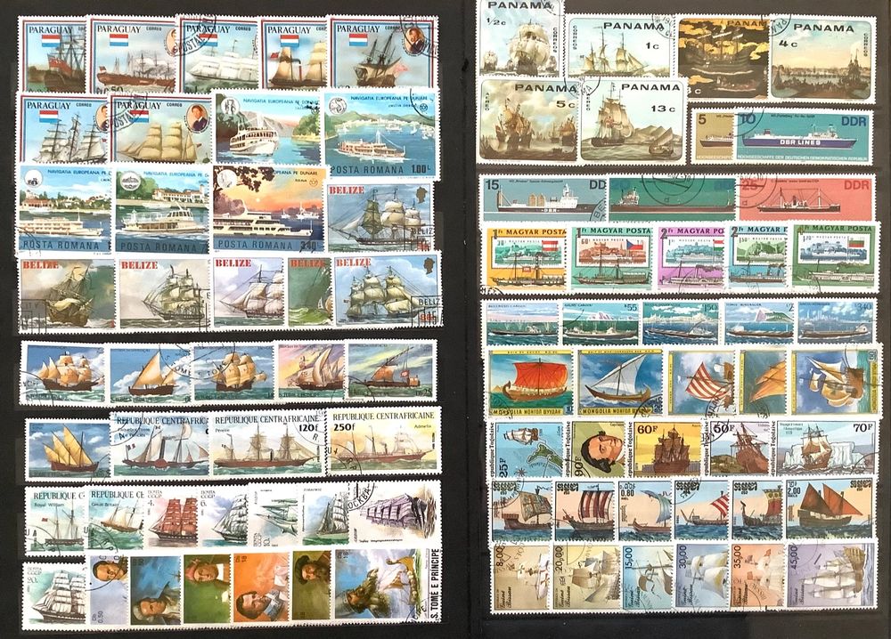 SCHIFFE Briefmarken Sammlung Kompl.Sätze ET | Kaufen auf Ricardo