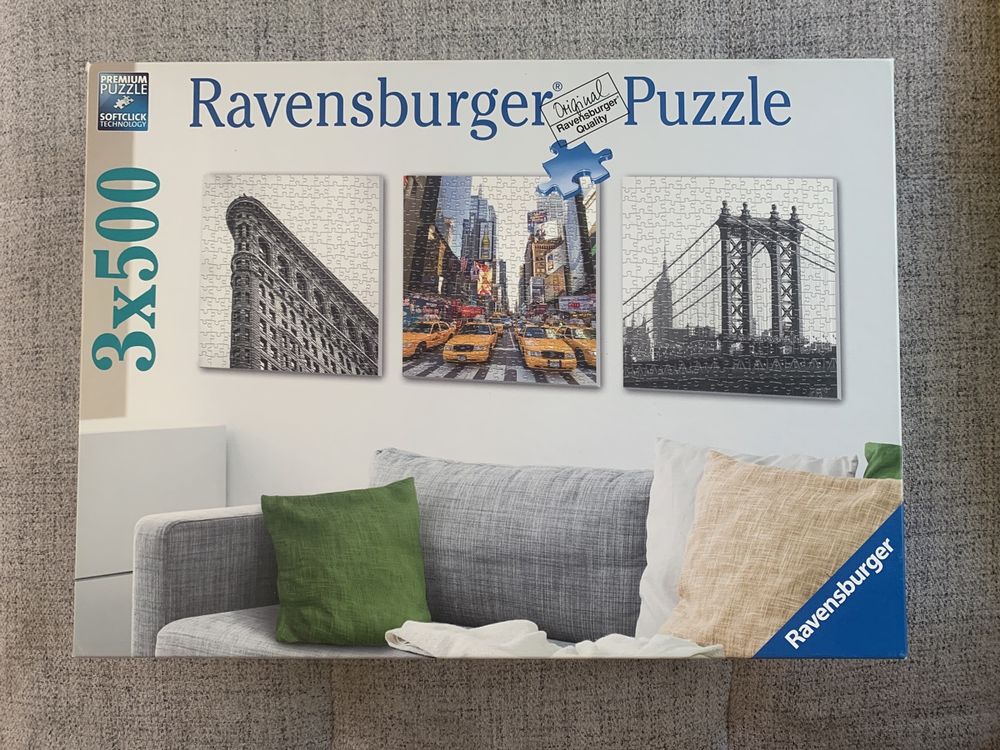 3x Ravensburger Puzzle 500 Teile New York City | Kaufen auf Ricardo