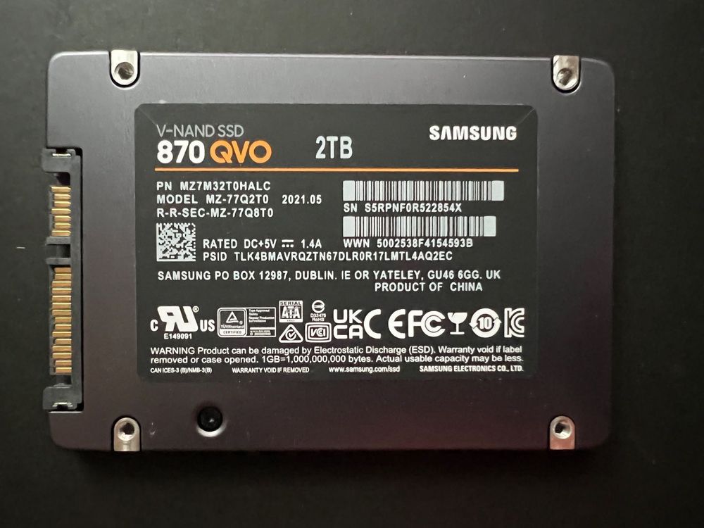 2TB 870 QVO Samsung SSD | Kaufen auf Ricardo