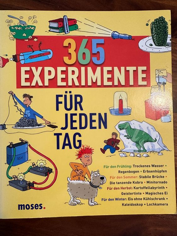 Buch: 365 Experimente für jeden Tag - Topzustand! | Kaufen auf Ricardo