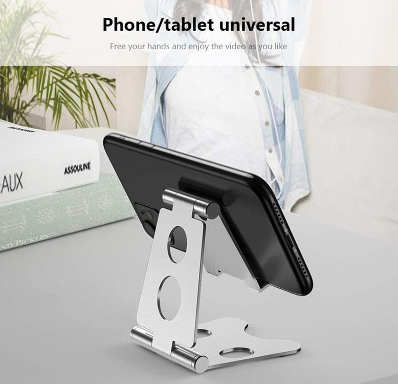 Verstellbarer Smartphone Ständer Halter aus Alu in silber | Kaufen auf ...