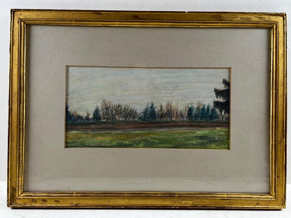 Sehr Alte Landschaft Gemälde Unleserlich Signiert. | Kaufen auf Ricardo