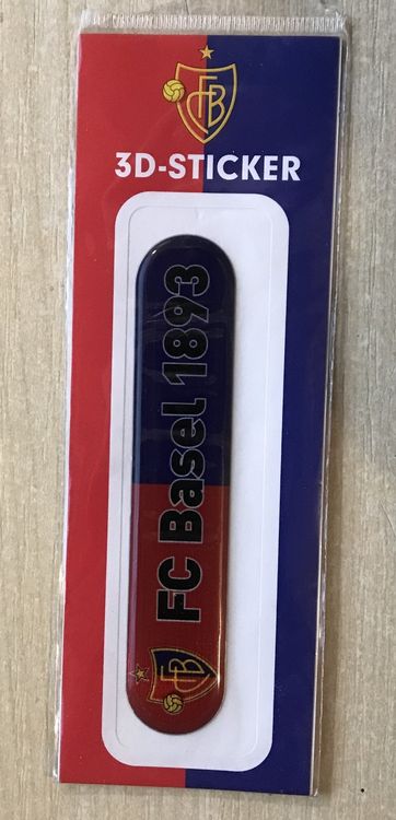 FUSSBALL FC BASEL 1893 3D-STICKER ORIGINALVERPACKT | Kaufen auf Ricardo