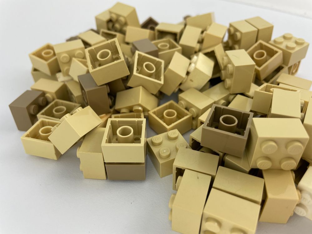 Lego 100 Stück Brick / Bausteine 3003 Tan / Beige 2x2 | Kaufen auf Ricardo