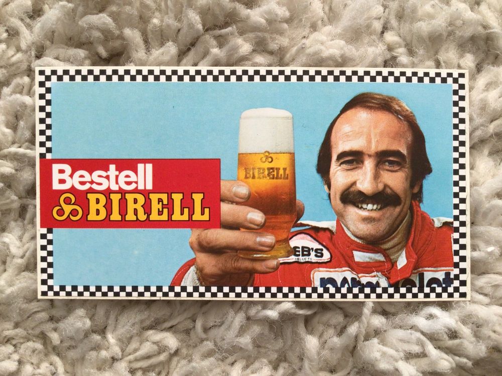 Clay Regazzoni F1 Sticker Formel 1 Aufkleber Ferrari Birell (Gebraucht ...