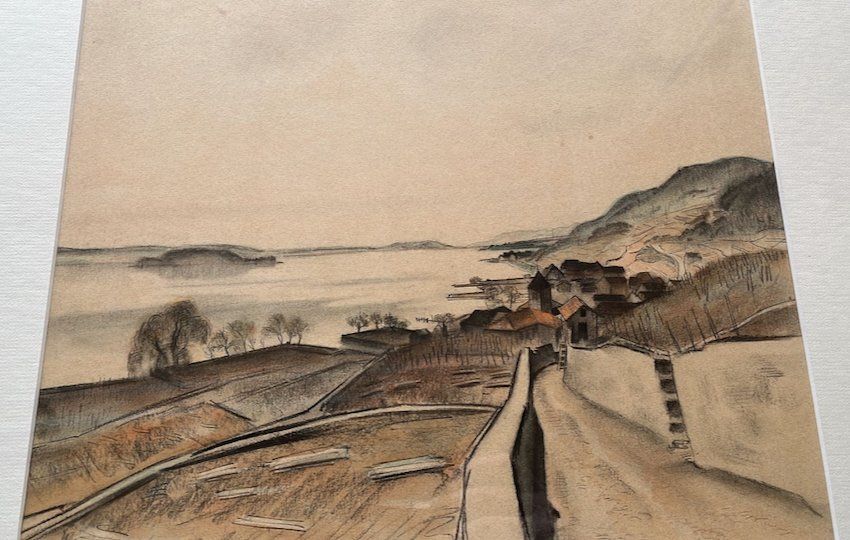 Aquarell Am Bielersee, signiert August Jaeger (ID M125) (Gebraucht) in ...