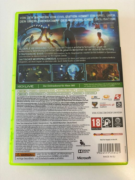 XCOM Enemy Unknown (XBOX 360) | Kaufen auf Ricardo