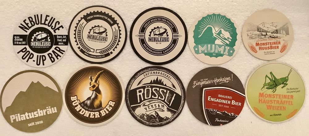 Schweizer Bierdeckeln (Neu und originalverpackt) in Arcegno für CHF 5 ...