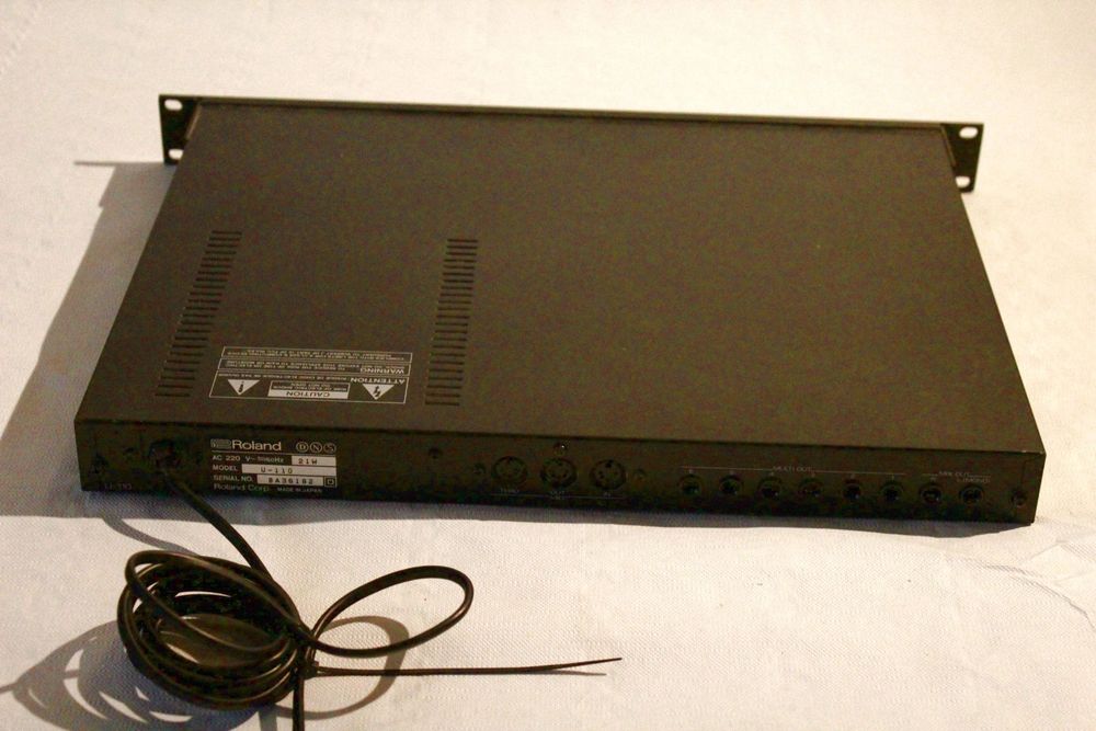 Vintage ROLAND U-110 PCM Sound Module, MIDI, Sampler, 1988 (Gebraucht ...