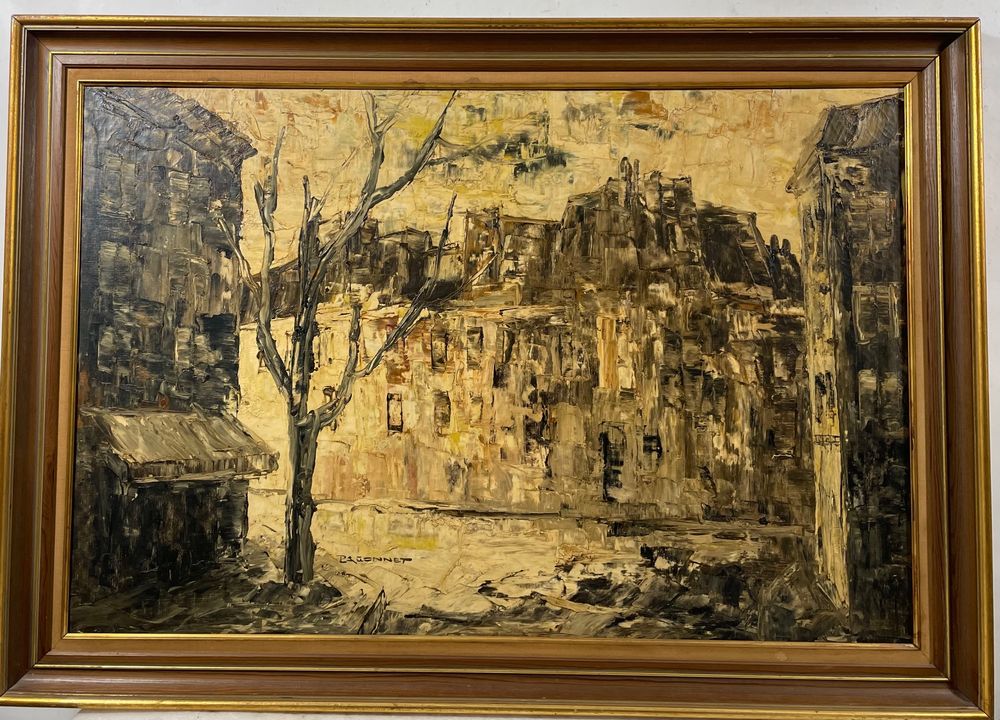 Grosses Stadt Szene Gemälde unleserlich Signiert (Gebraucht) in Root für CHF 19 – mit Lieferung ...