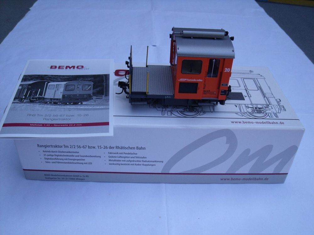 BEMO 0m RhB Tm 2/2 9273130 (Neu und originalverpackt) in Kägiswil für ...