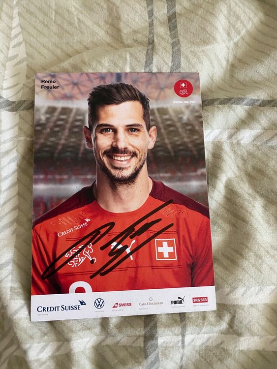 Autogrammkarte Remo Freuler handsigniert | Kaufen auf Ricardo