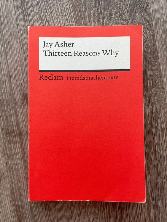 Thirteen Reasons Why, Jay Asher,(Englisch) | Kaufen auf Ricardo
