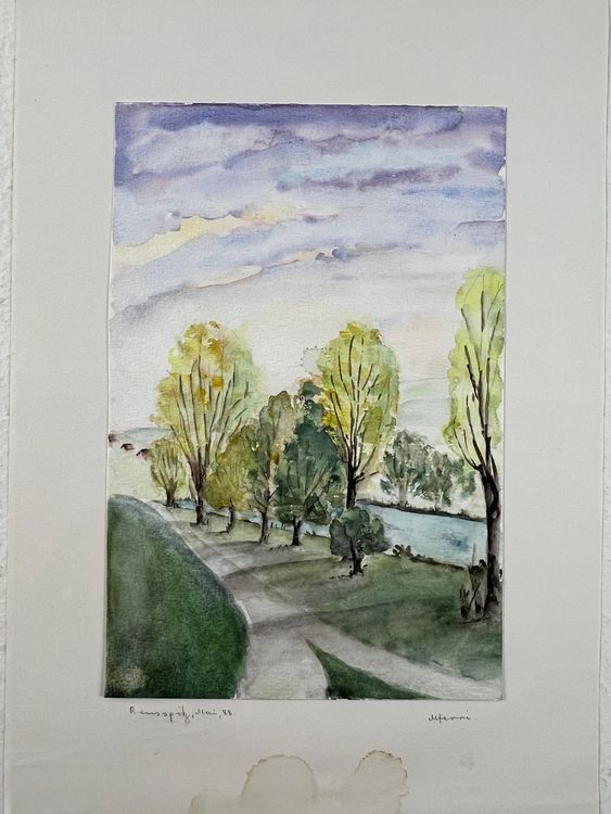 Landschaft Aquarell Handsigniert. | Kaufen auf Ricardo