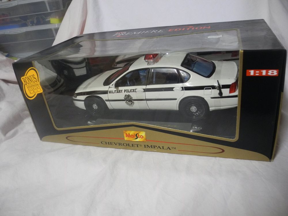 MAISTO 1:18 CHEVROLET IMPALA MILITARY POLICE MIB | Kaufen auf Ricardo