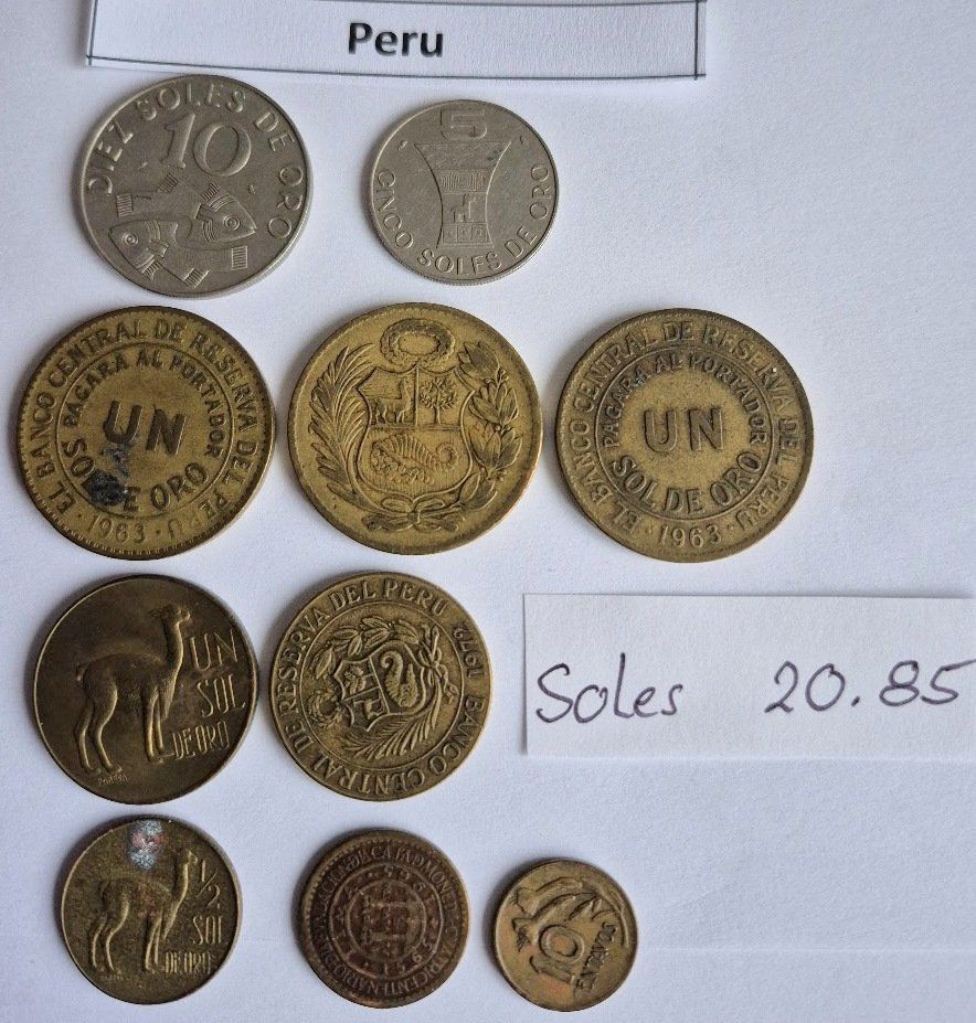 Münzen aus aller Welt (PERU) (Gebraucht) in Glattbrugg für CHF 35 – mit ...