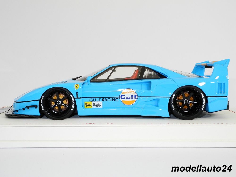 Ferrari F40 Wide Body LB Works Gulf / Ivy Merit 1:18 (Neu und ...