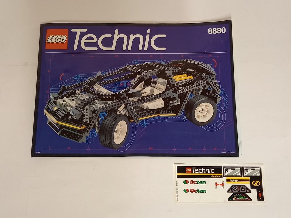 Lego Technik 8880 Bauplan und original Kleberbogen | Kaufen auf Ricardo