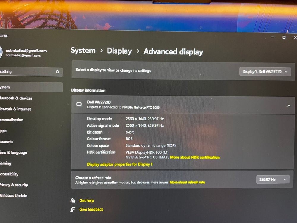 Gaming Monitor: Alienware AW2721D | Kaufen auf Ricardo