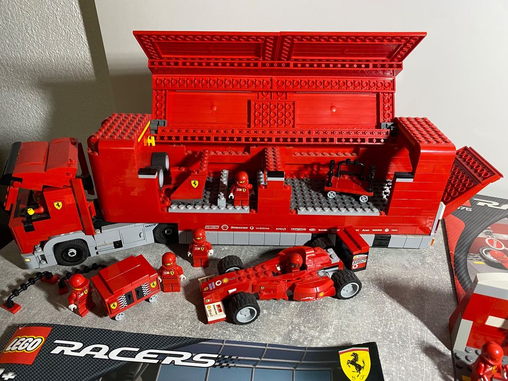 LEGO Ferrari F1 Set, Racers Truck & Pit Stop (Gebraucht) in Seon für ...