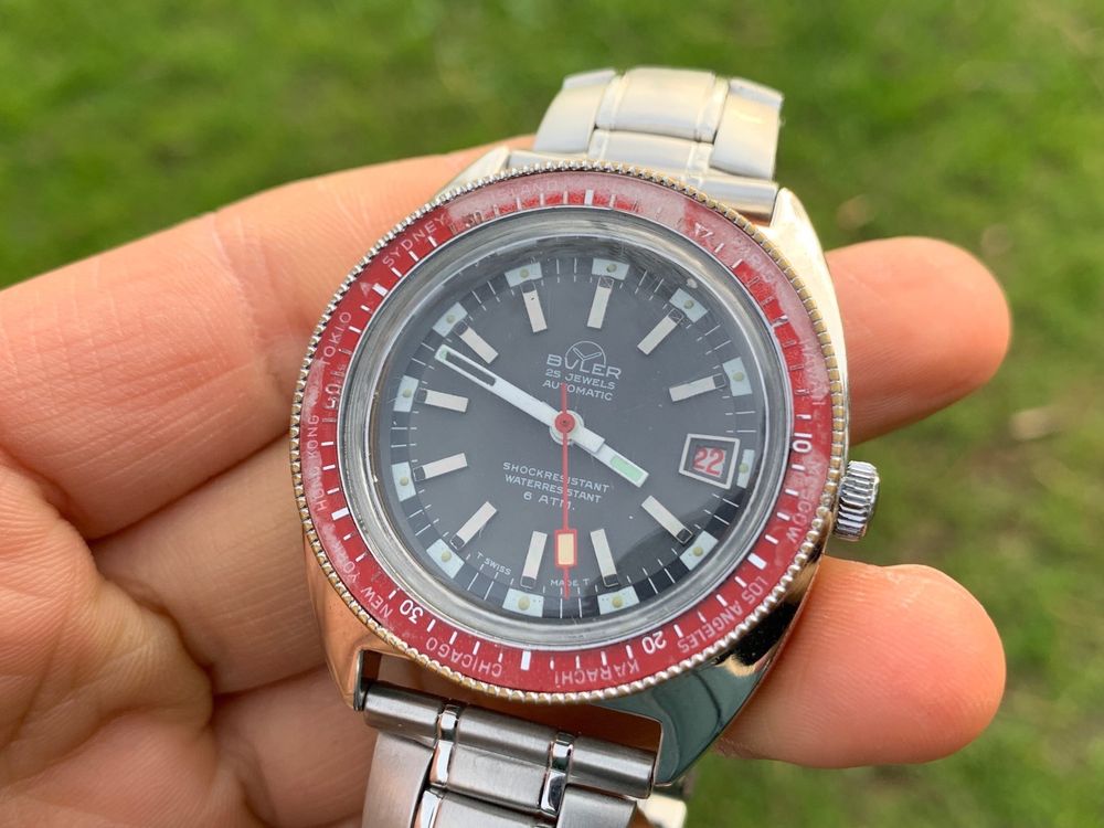 BULER montre de plongée homme / Herrenuhr Automatik (Gebraucht) in Biel ...