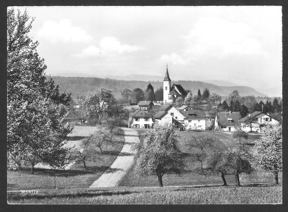Möhlin Teilansicht mit Kirche | Kaufen auf Ricardo