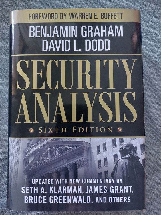 Security Analysis 6th Ed - Benjamin Graham & David L. Dood (Gebraucht) in Baden für CHF 20 – mit ...