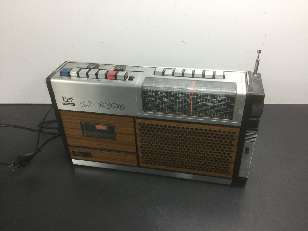 ITT RC 2000 Radio Cassette Recorder Schaub Lorenz 1973-1976 (Gebraucht ...