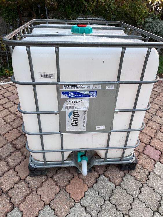 IBC Wassertank 1000 Liter (Gebraucht) in Turbenthal für CHF 16 – nur ...