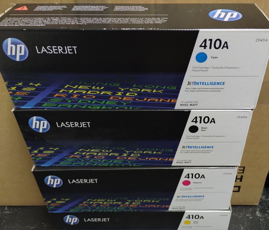 Hp Original Toner 410A - CF411A, CF410A, CF413A, CF412A (Neu und originalverpackt) in Ipsach für ...