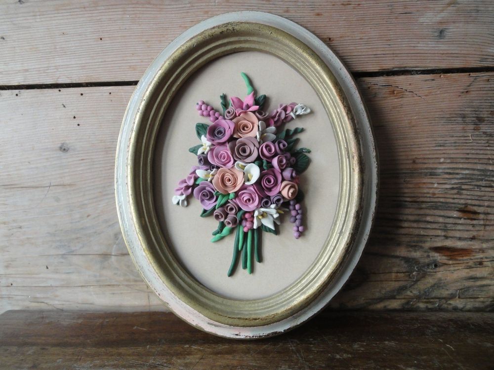 Kleines kitschiges Bild mit Blumen (Gebraucht) in Sevelen für CHF 9 ...