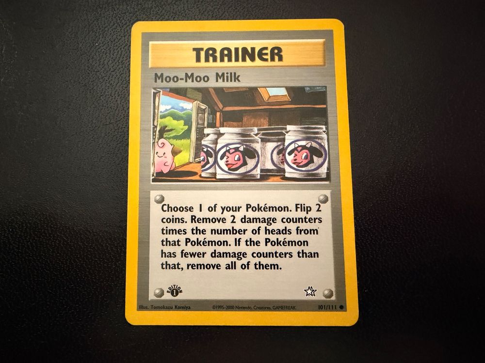 1. Edition Moo-Moo Milk Trainer 101/111 Neo Genesis 2000 (Gebraucht) in ...