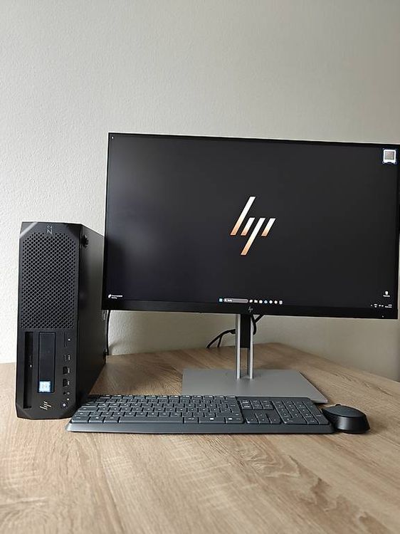 Profesional PC HP Z2 SFF G4 i7 8700 16/512 qhd monitor (Gebraucht) in ...