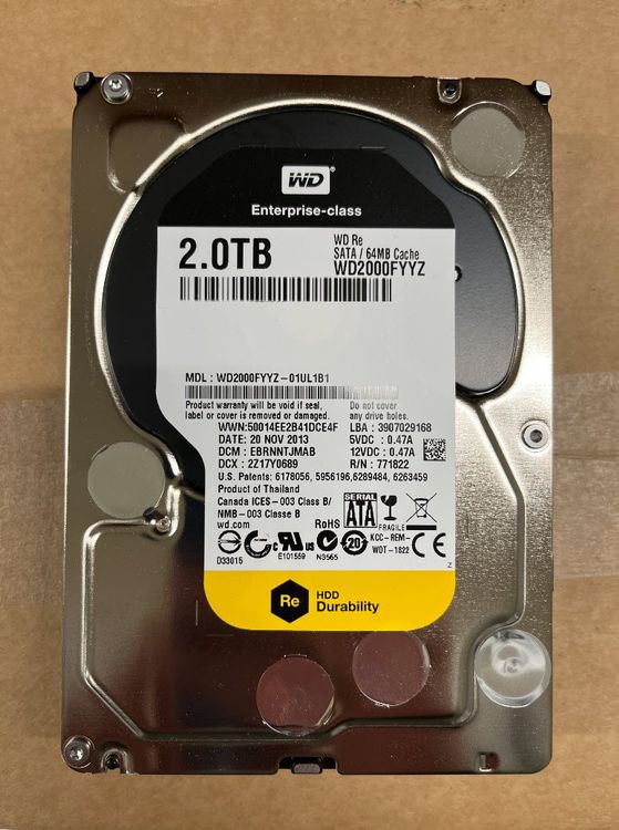 WD 2Tb HDD SATA 3,5“ | Kaufen auf Ricardo