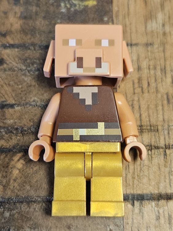 lego figurine minecraft min117 Piglin - Pearl Gold Legs (Gebraucht) in ...