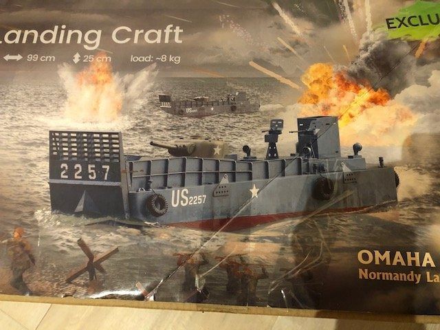 RC TORRO Landungsboot LCM 3 GFK 1:16 Normandie Landung RTR (Neu und ...