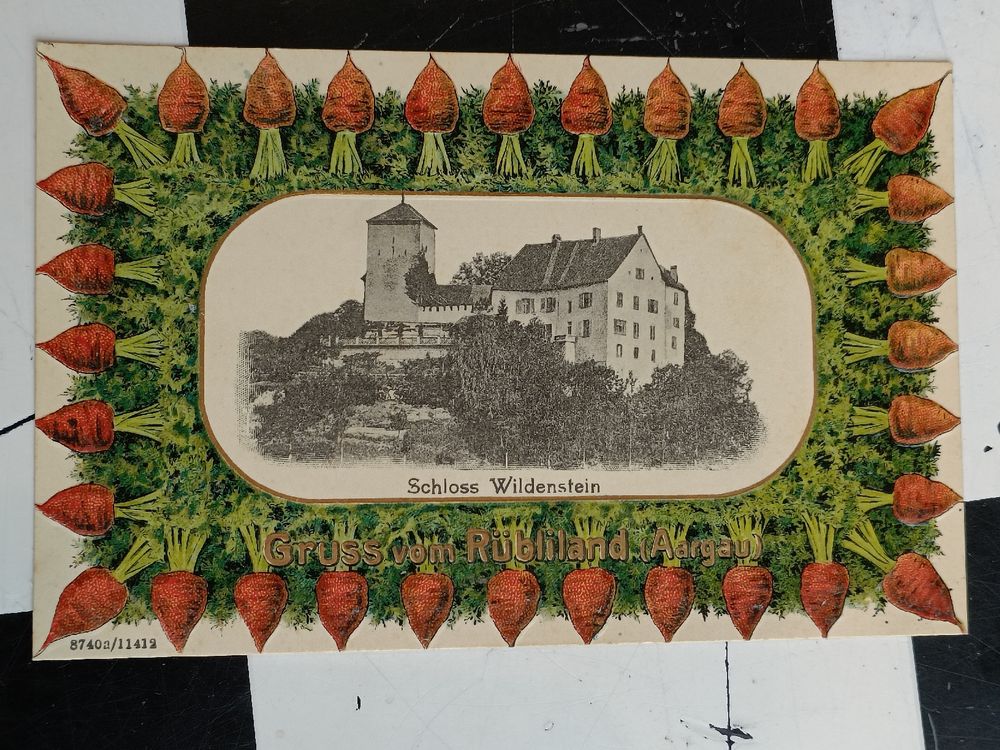 Alte PK / Gruss vom Rübliland Aargau - Schloss Wildenstein (Gebraucht ...