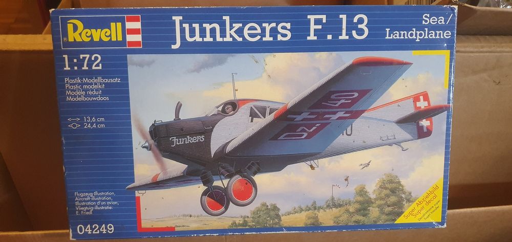 Junkers F.13 Revell 1/72 Revell 1/72 (Gebraucht) in Kaisten für CHF 10 ...