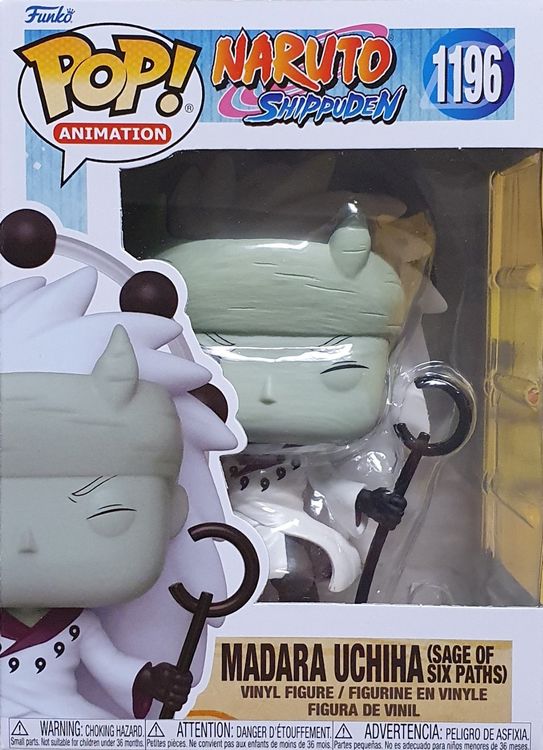 Funko Pop Figur (1196) Naruto Shippuden - Madara Uchiha (Neu und ...