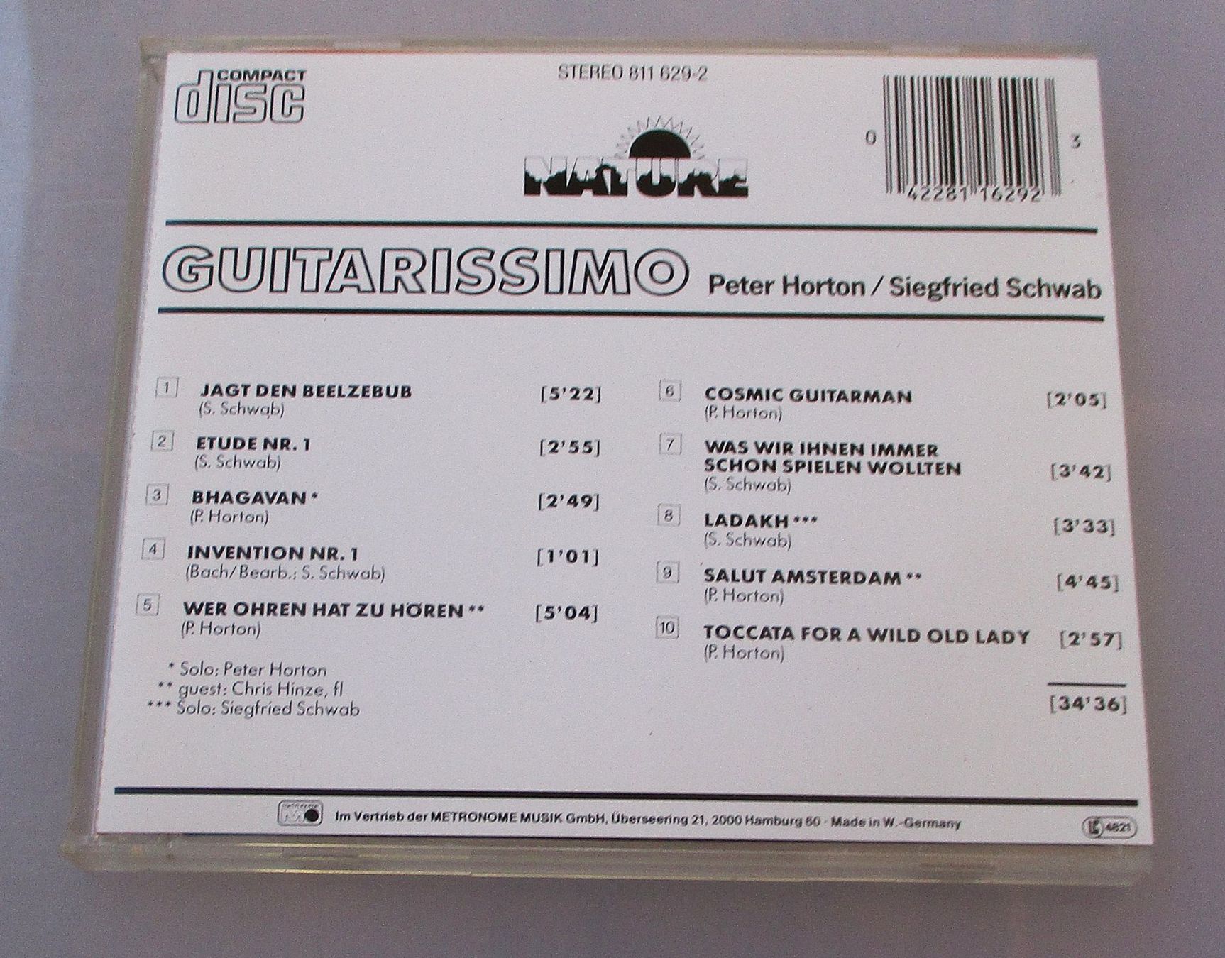 PETER HORTON & SIEGFRIED SCHWAB - Guitarissimo (Gebraucht) in Wattwil ...